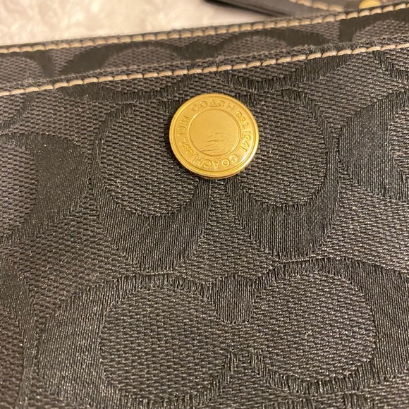 Coach | Bags | Coach Crossbody Bag Black Monogram Print | Poshmark